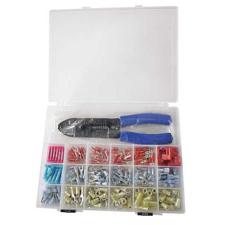 Power First Wire Connector & Terminal Kit, 10 AWG, Nylon Insulated ...