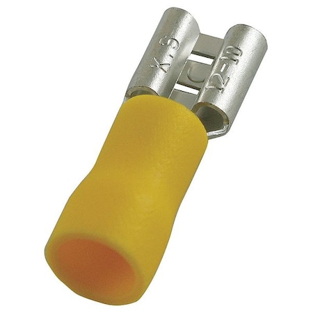 Power First Female Disconnect, Yellow, 12-10AWG, PK50 24C904 | Zoro
