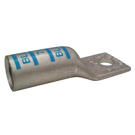 Zoro Select One-Hole Compression Lug, 400 kcmil Max, 3/8 in Stud, Long ...