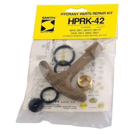 Jay R. Smith Manufacturing Hydrant Parts Repair Kit - Old Style HPRK-42 ...