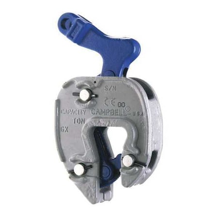 Campbell Chain & Fittings GX Plate Clamp with Chain Connector, 1/16"- 3 ...