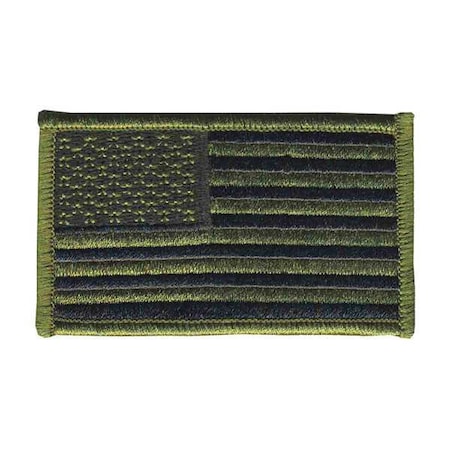 Heros Pride Embroidered Patch, U.S. Flag, Subdued 0040 | Zoro