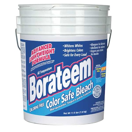 Borateem BORATEEM 17.5 lb. Pail Powdered Bleach 00145 | Zoro