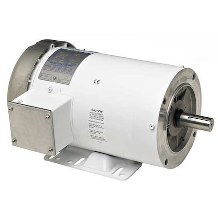 Marathon Motors Washdown Mtr, 3 Ph, TENV, 1-1/2 HP, 1725 rpm ...