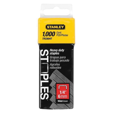STANLEY Wide Crown Staple : - TRC604T