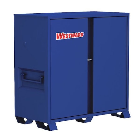 Westward Jobsite Storage Cabinet, Blue, 60-1/8" W x 24-1/4" D x 60-3/4 ...