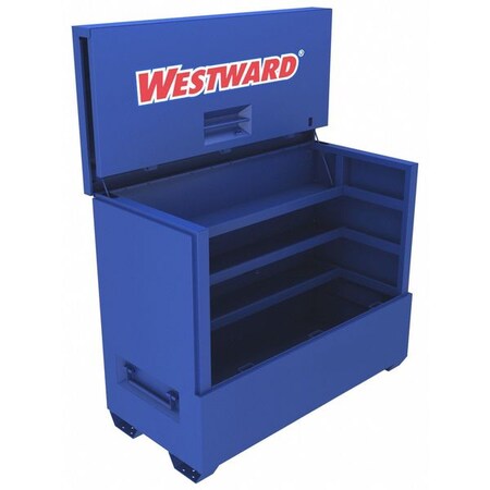 Westward Jobsite Piano Box, Blue, 60" W x 31-11/32" D x 49-1/2" H ...