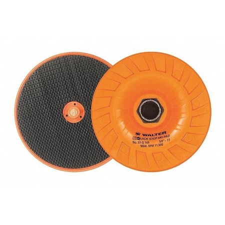 Walter Surface Technologies Quick-Step, Mg Back Padia, 4.5"dia, 5/8-11 ...