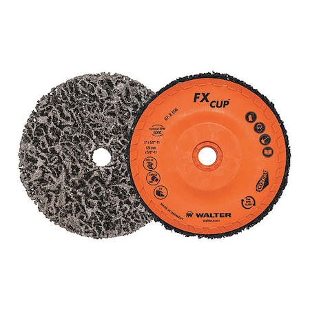 Walter Surface Technologies Sanding Cup Disc, 5"x3/4"x5/8"-11" 07X505 ...