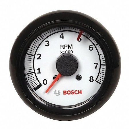 Bosch Sport II Tachometer, White/Black, 2-5/8" SP0F000022 | Zoro