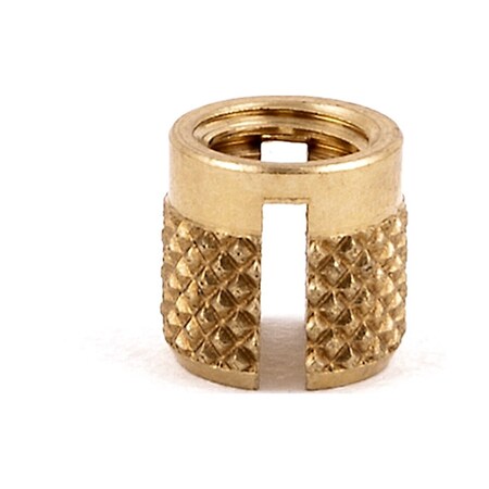 Zoro Select Press Insert, #8-32 Int Thrd Sz, 1/4 in L, 15/64 in Dia ...