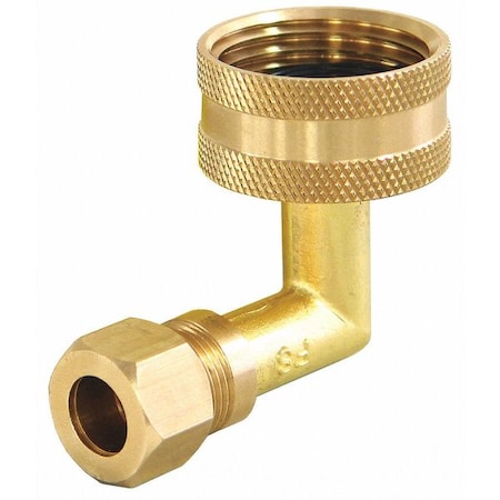 Kissler Dishwasher Elbow, Solid Brass 83-0300 | Zoro