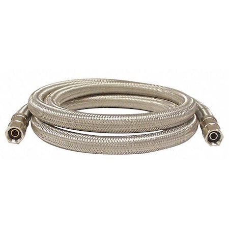 Kissler Ice Maker Connector, Stainless Steel, 240" 88-6100 | Zoro