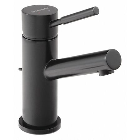 Speakman Manual Single Lever Faucet, Single Hole Mount, Matte Black 1 ...