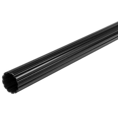 Tapco Decorative Fluted Sign Post, Black 203-11119 | Zoro