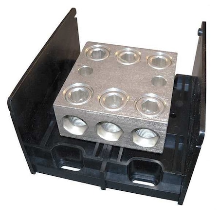 Mersen Power Distribution Block, Open, 1 Pole, 1,260 A Copper, 1,000 V ...