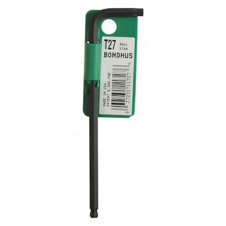 Bondhus Torx(R) L-Shape Torx(R) Ball End Key Torx Key, T45 Tip Size ...