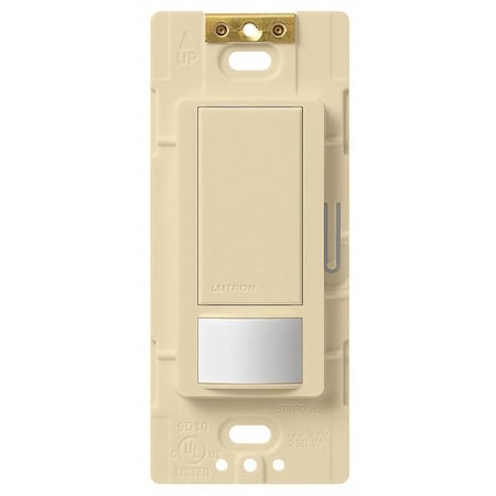Lutron Vacancy Sensor, PIR, 900 sq ft, Ivory MS-VPS2-IV | Zoro