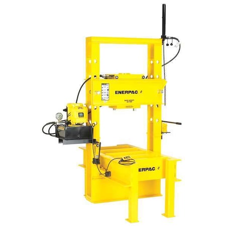 Enerpac IPR10075, 100 Ton Roll Frame Hydraulic Press, RR10013 Double ...
