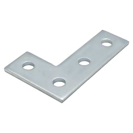Flex-Strut Corner Plate, Flat L, 4-Hole FS-5020 E/G | Zoro