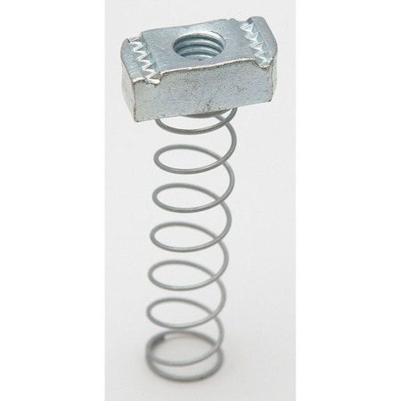 Flex-Strut Channel Nut, Long Spring, 3/8" FS-3/8LS E/G | Zoro