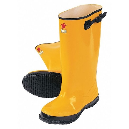 Mcr Safety Yellow Rubber Slush Boot, 14 BYR10014 | Zoro