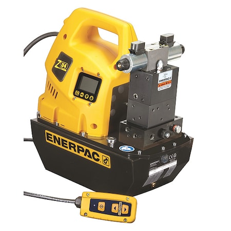 Enerpac Hydraulic Pump, Electric, 1.7 hp, Universal Motor, 10,000 psi ...