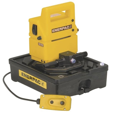 Enerpac Hydraulic Pump, Electric, 0.5 hp, Universal Motor, 10,000 psi ...
