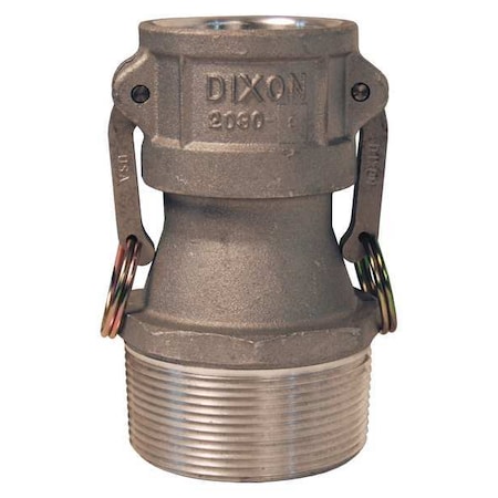 Dixon Coupler, 2 x 1-1/2 In, 250 psi, Aluminum 2015-B-AL | Zoro