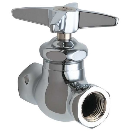Chicago Faucet Multi-Turn Stop, Straight, 1/2 Inx1/2 In 45-ABCP | Zoro