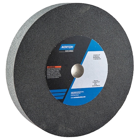 Norton Abrasives Grinding Wheel, 12 in. Dia, SC, 60 G, Green ...