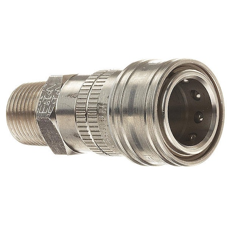 Hansen Hydraulic Fitting, SS Ball Lock 2HIG20 | Zoro