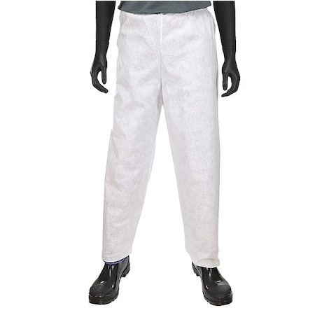 West Chester Protective Gear Cleanroom Pants, Disposable, XL, PK50 ...