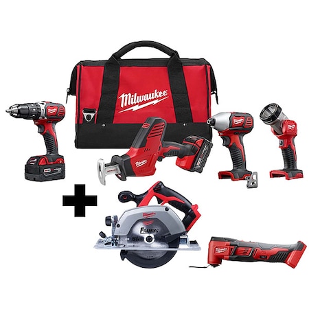 Milwaukee Tool M18 Cordless Multi-Tool + M18 Cordless LITHIUM-ION 4 ...