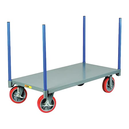 Little Giant Utility Cart, 12 ga. Steel (Deck), 3600 lb NBP24488PUBK | Zoro