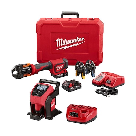 Milwaukee Tool M18 Short Throw Press Tool Kit w/ Viega PureFlow Jaws ...