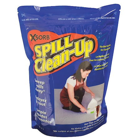 Xsorb Spill Clean-Up, Universal, Bag, 2L, PK24 XB111-24 | Zoro