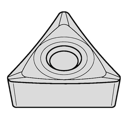 Widia Triangle Turning Insert, Triangle, 2, TPGT, 0.0156 in, Carbide ...