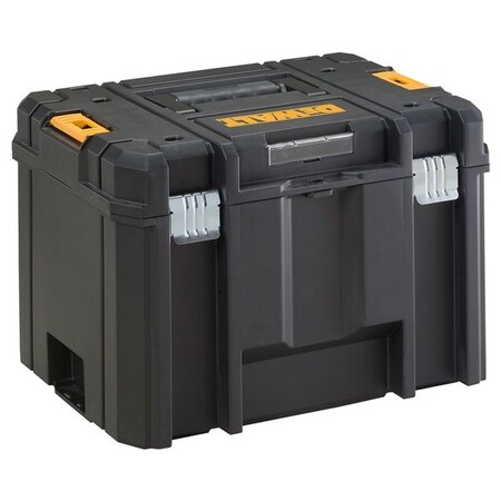 Dewalt TSTAK VI Deep Tool Box, Plastic, Black, 17 in W x 12 in D x 13 ...