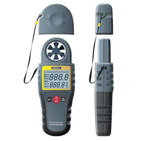 Westward Anemometer, 80 to 5910 FPM 28AF77 | Zoro