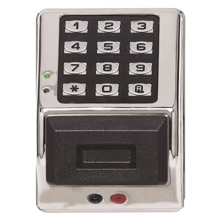 Trilogy Access Control Keypad, Satin Chrome PDK3000 US26D | Zoro
