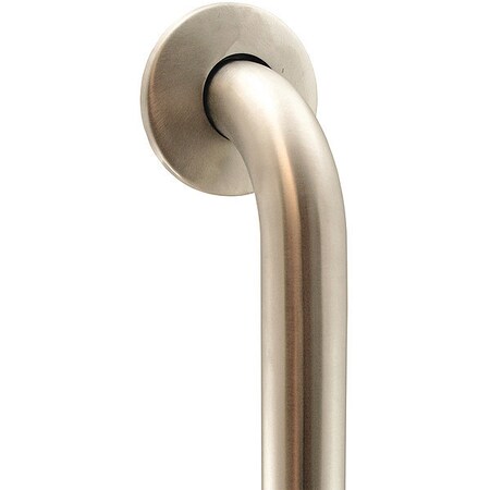Jones Stephens Concealed Snap Grab Bar, Concealed Flg, Satin, 1 1/4"x36 ...