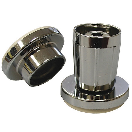 Jones Stephens Jiffy Rod Flange, Chrome Plated, Plastic S02150 | Zoro