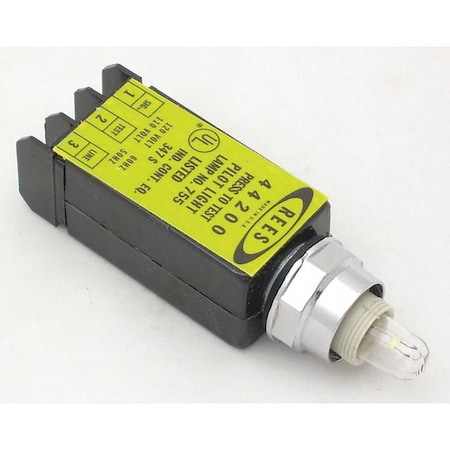 Rees Miniature Pilot Light, 120V, 150mA 44200000 | Zoro
