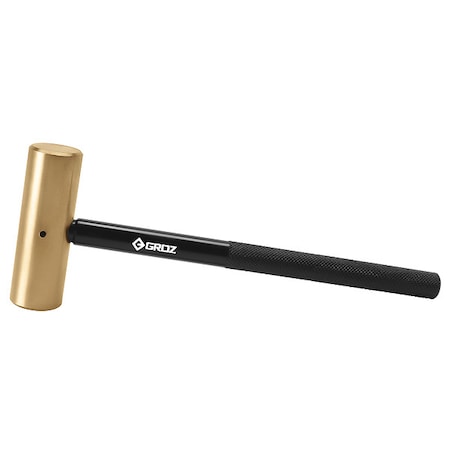 Groz Hammer, Brass, 1 lb. Head 32491 | Zoro
