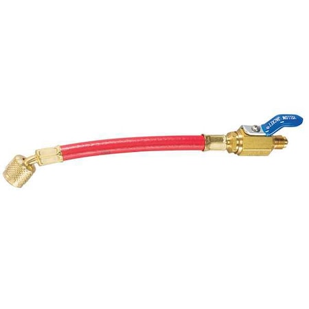Yellow Jacket High Side Hose, Low Loss, 9 In, Red 25602 | Zoro