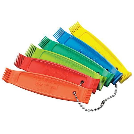Yellow Jacket Fin Comb Set, Double Head, 8 to 20 Fins per Inch. Nylon ...