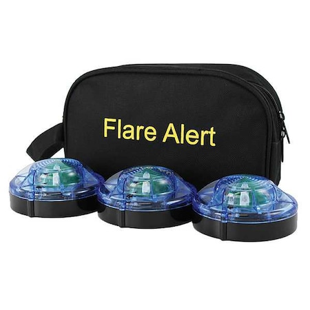 Flarealert LED Road Flare Kit, 1 Watt, Blue B3BBP2 | Zoro