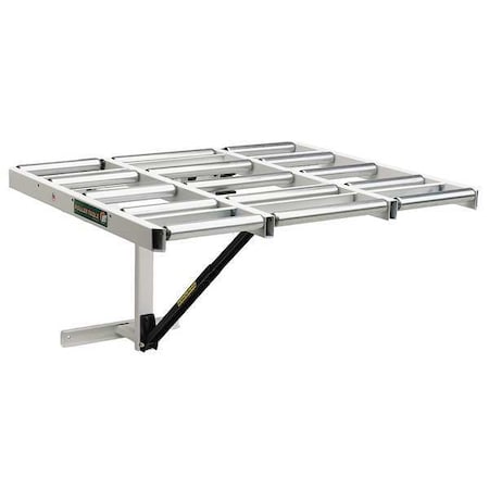 HOR-1038 Outfeed Roller Table, Aluminum, 200 lb. | Zoro.com