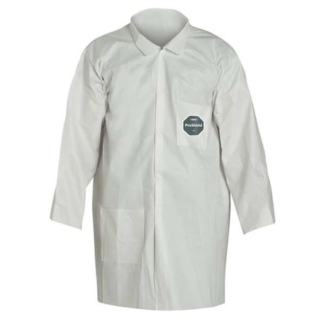 Dupont ProShield 60 Disposable Lab Coat, ProShield(R), Snaps Closure ...